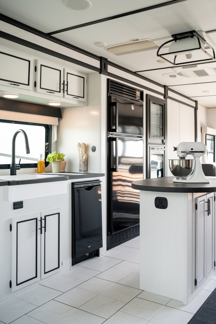 21 Inspiring RV Kitchen Layouts for Gourmet Cooking on the Go ...