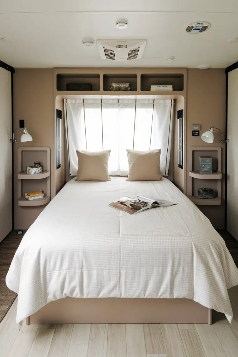 21 Space-Saving RV Bedroom Ideas for a Good Night's Sleep - rvshowoff.com