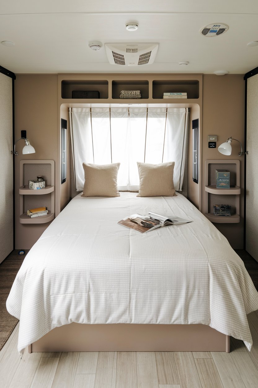 21 Space-Saving RV Bedroom Ideas for a Good Night's Sleep - rvshowoff.com