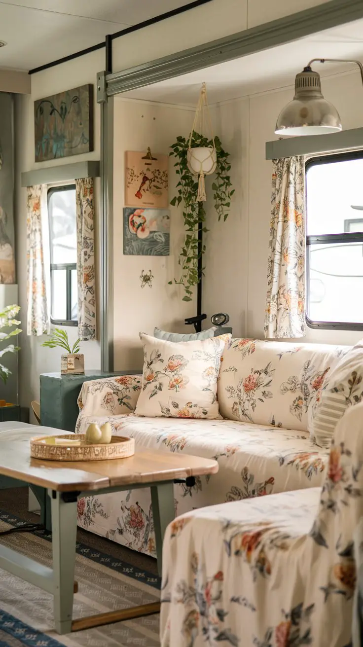 21 Cozy RV Living Room Designs to Make You Feel at Home - rvshowoff.com
