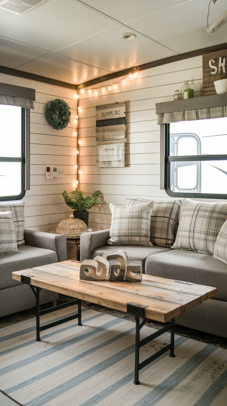 21 Cozy RV Living Room Designs to Make You Feel at Home - rvshowoff.com