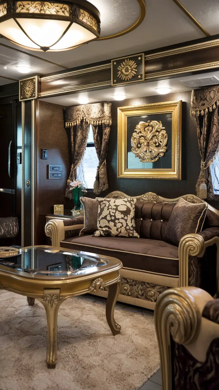 21 Cozy RV Living Room Designs to Make You Feel at Home - rvshowoff.com