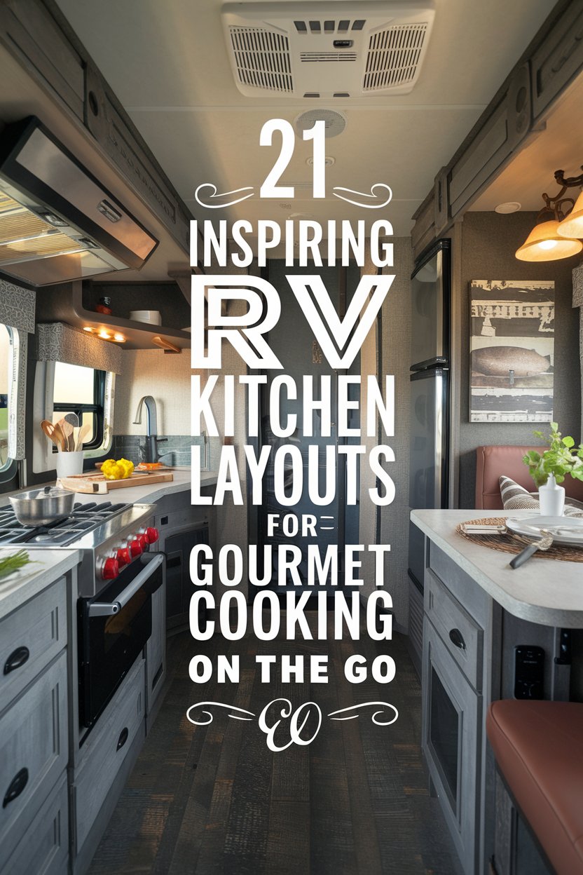 21 Inspiring RV Kitchen Layouts for Gourmet Cooking on the Go ...