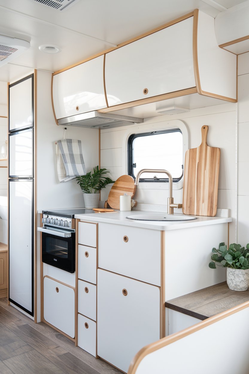 21 Inspiring RV Kitchen Layouts for Gourmet Cooking on the Go ...