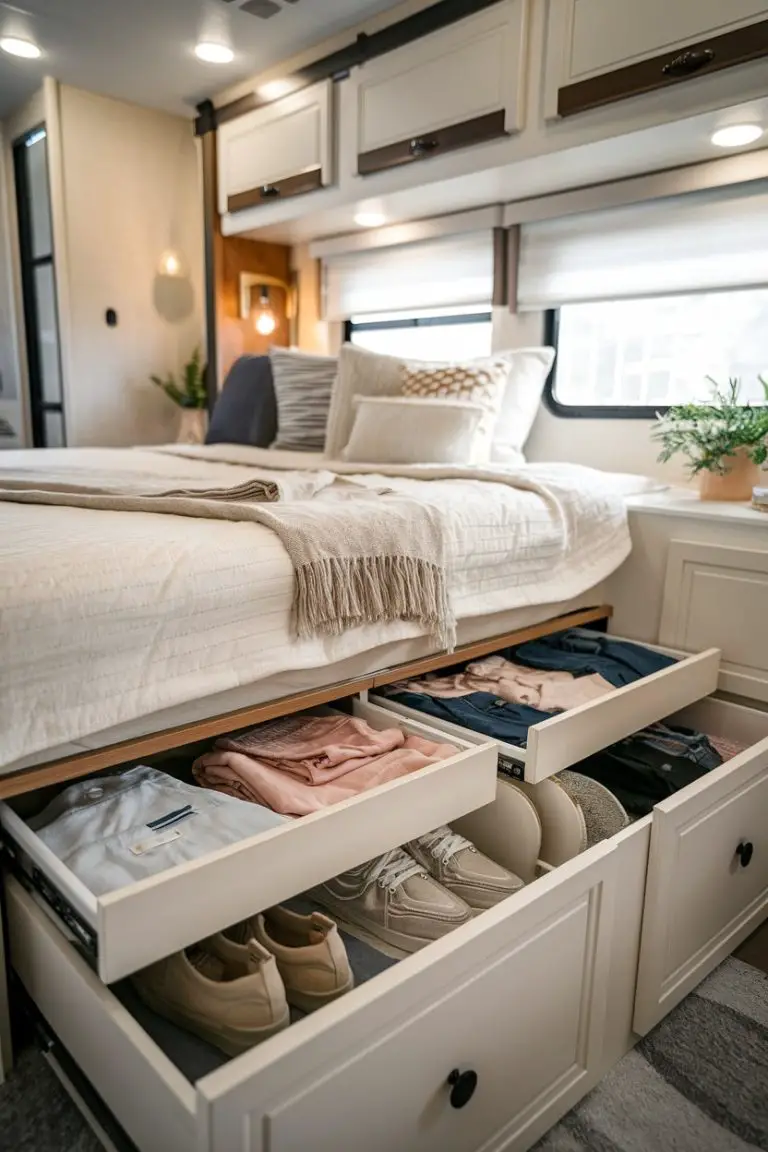 21 Space-Saving RV Bedroom Ideas for a Good Night's Sleep - rvshowoff.com