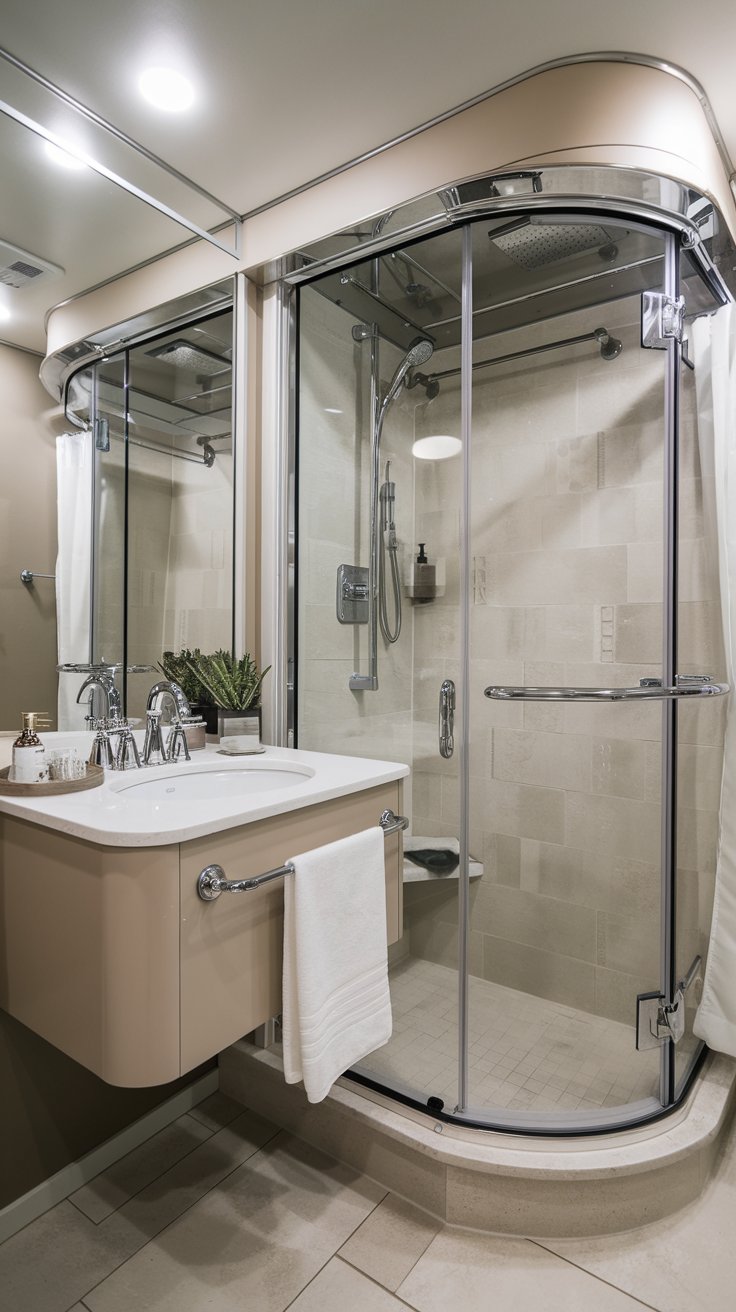 31 RV Bathrooms That Feel Like a Spa Retreat - rvshowoff.com