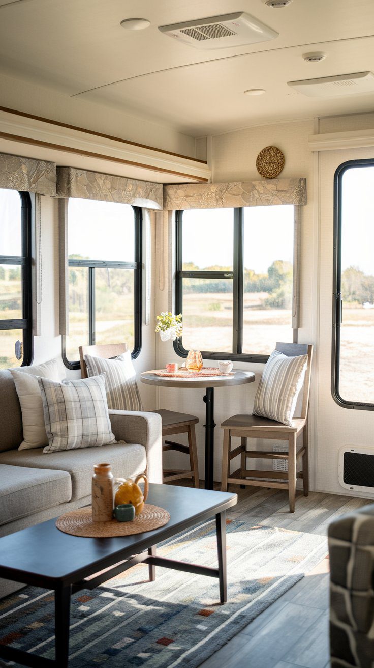 31+ Cozy RV Living Rooms Perfect for Family Gatherings - rvshowoff.com