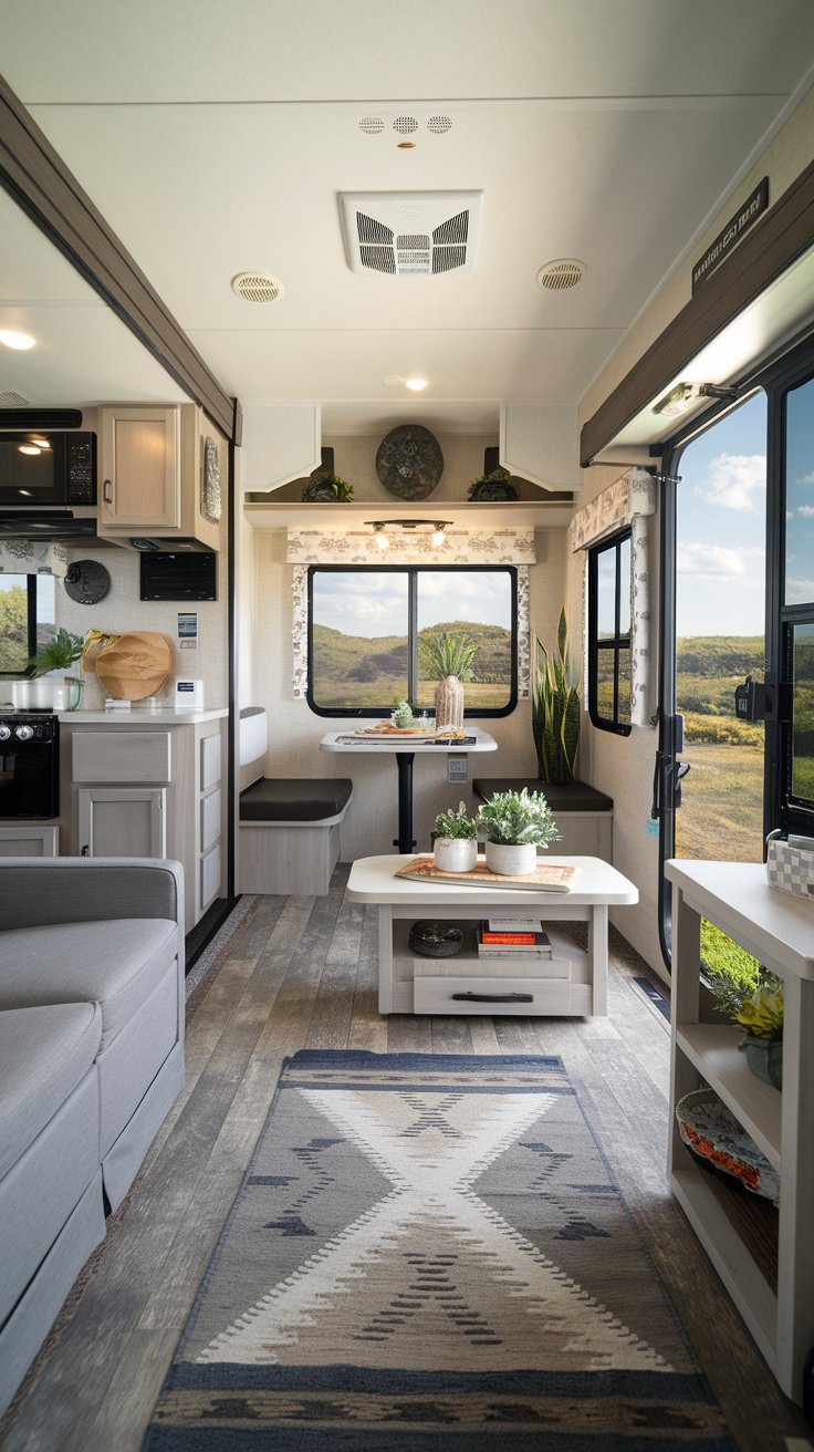 31+ Cozy RV Living Rooms Perfect for Family Gatherings - rvshowoff.com