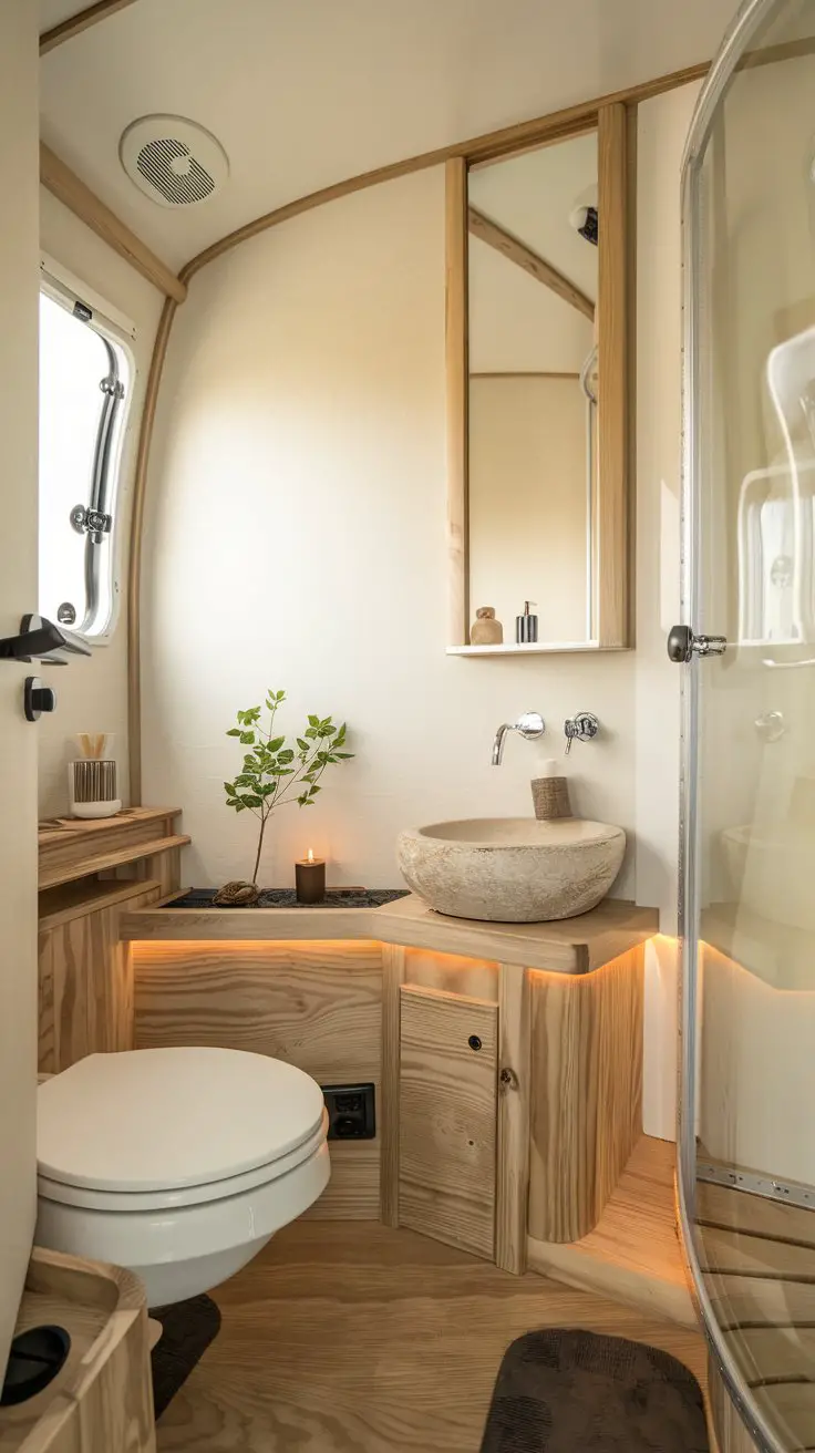 31 RV Bathrooms That Feel Like a Spa Retreat - rvshowoff.com