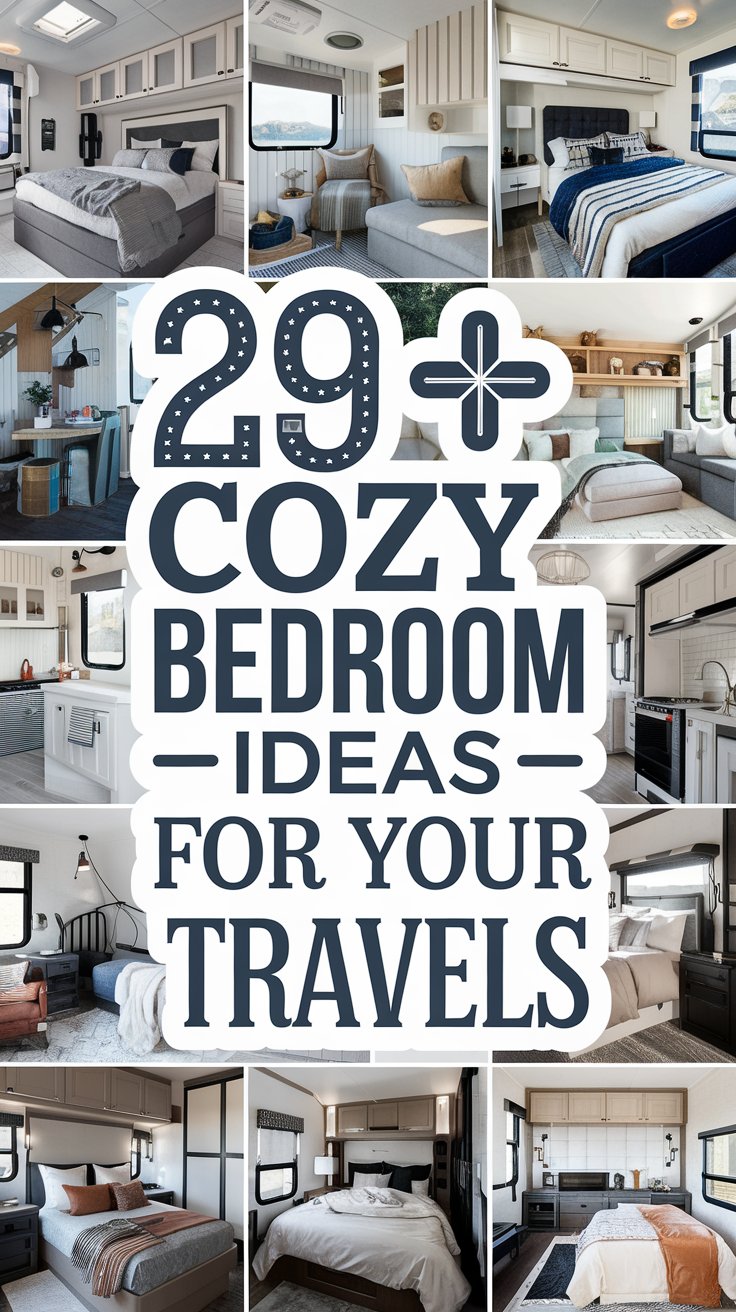 29 + Cozy RV Bedroom Ideas for Your Travels - rvshowoff.com