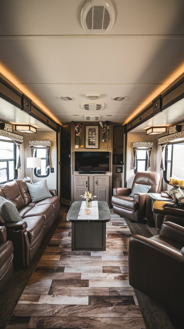 31+ Cozy RV Living Rooms Perfect for Family Gatherings - rvshowoff.com