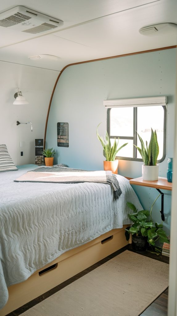 29 + Cozy RV Bedroom Ideas for Your Travels - rvshowoff.com