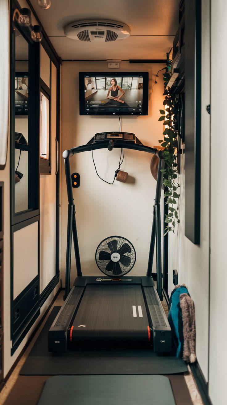 24 RV Gym Set Ups That Will Actually Make You Work Out - rvshowoff.com