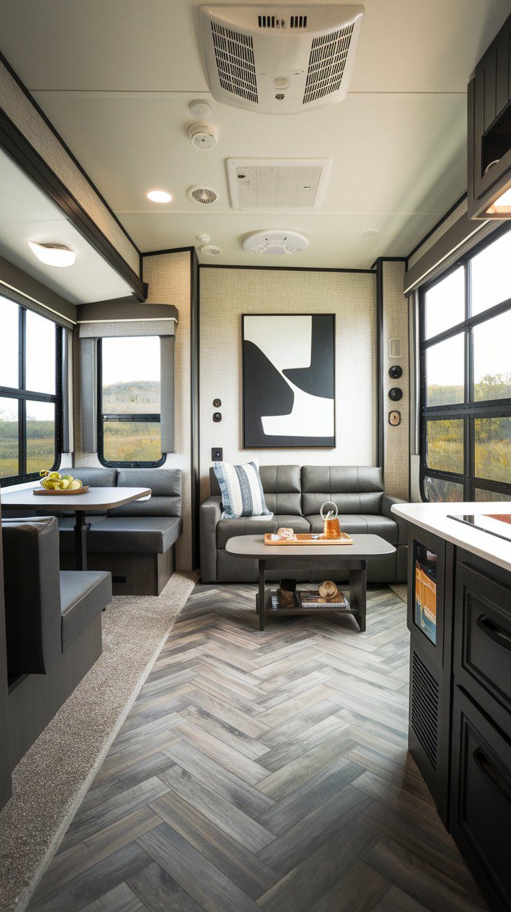 23 RV Flooring Ideas That Are Both Stylish and Durable - rvshowoff.com