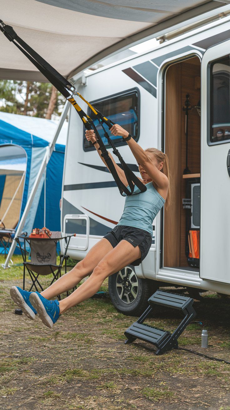 24 RV Gym Set Ups That Will Actually Make You Work Out - rvshowoff.com