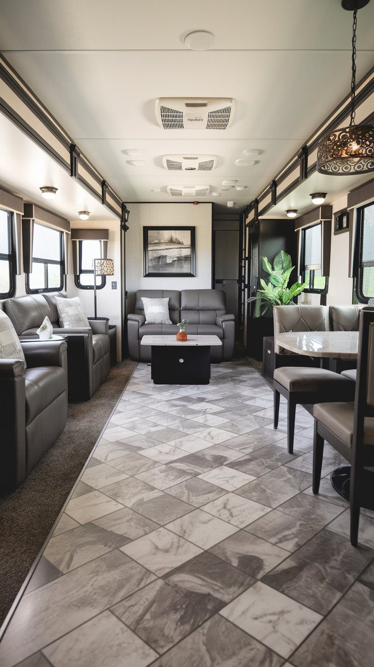 23 RV Flooring Ideas That Are Both Stylish and Durable - rvshowoff.com