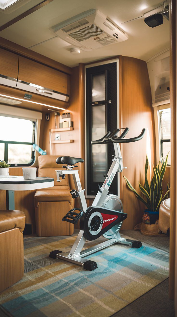 24 RV Gym Set Ups That Will Actually Make You Work Out - rvshowoff.com