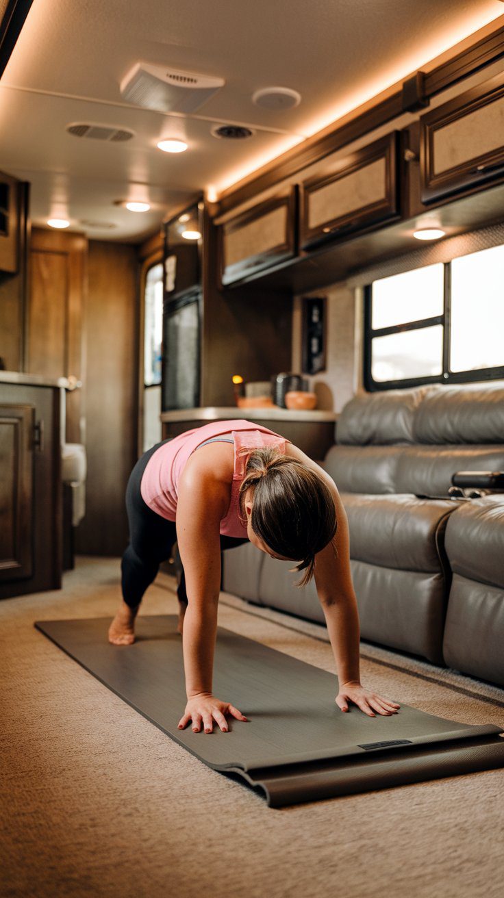24 RV Gym Set Ups That Will Actually Make You Work Out - rvshowoff.com