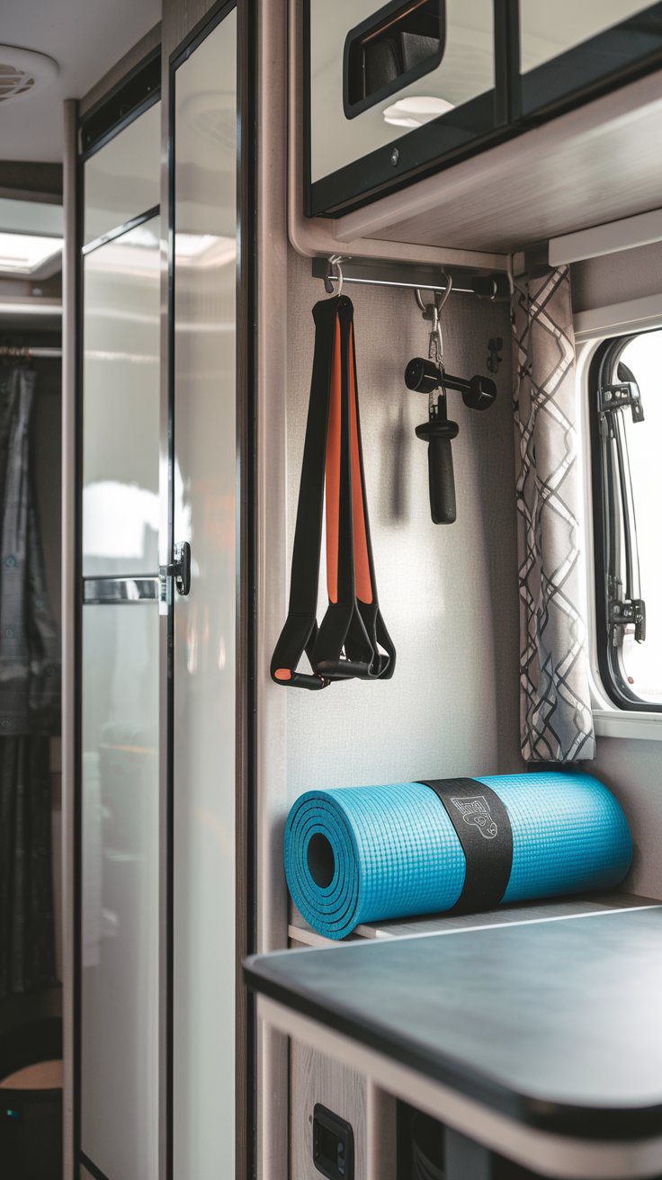 24 RV Gym Set Ups That Will Actually Make You Work Out - rvshowoff.com