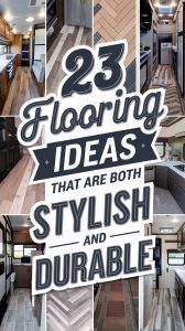23 RV Flooring Ideas That Are Both Stylish and Durable - rvshowoff.com