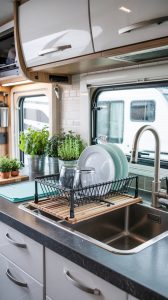 21 Modern RV Interior Kitchen Decorating Ideas - rvshowoff.com