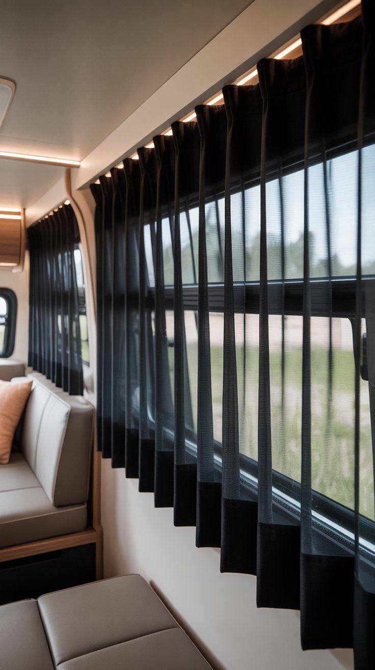 33 Sleek Black RV Decorating Ideas for a Modern Touch - rvshowoff.com