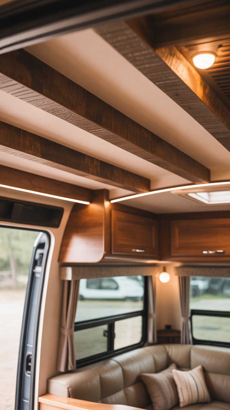 33 Brown Interior RV Decorating Ideas for a Cozy Feel - rvshowoff.com