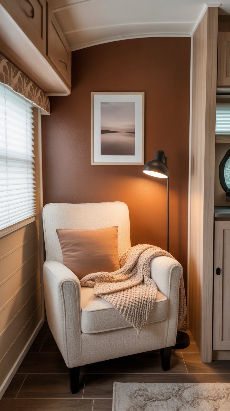 33 Brown Interior RV Decorating Ideas for a Cozy Feel - rvshowoff.com