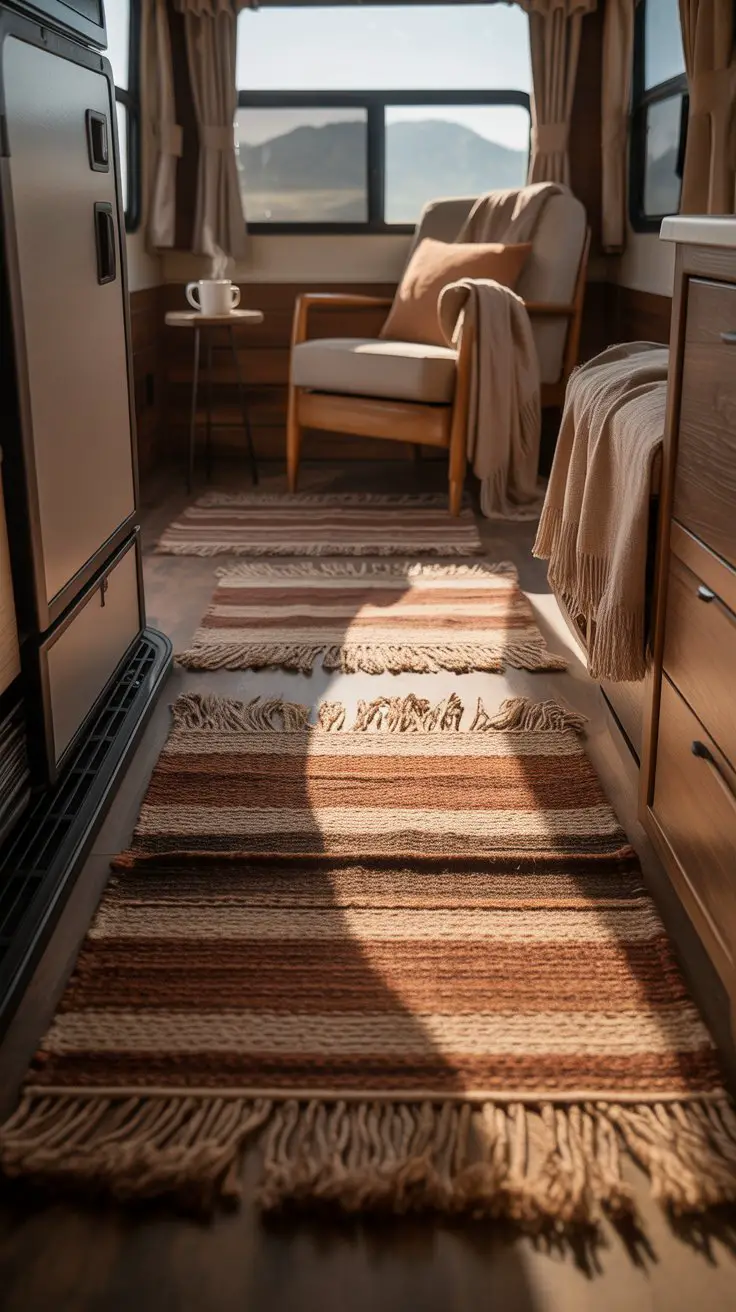 33 Brown Interior RV Decorating Ideas for a Cozy Feel - rvshowoff.com