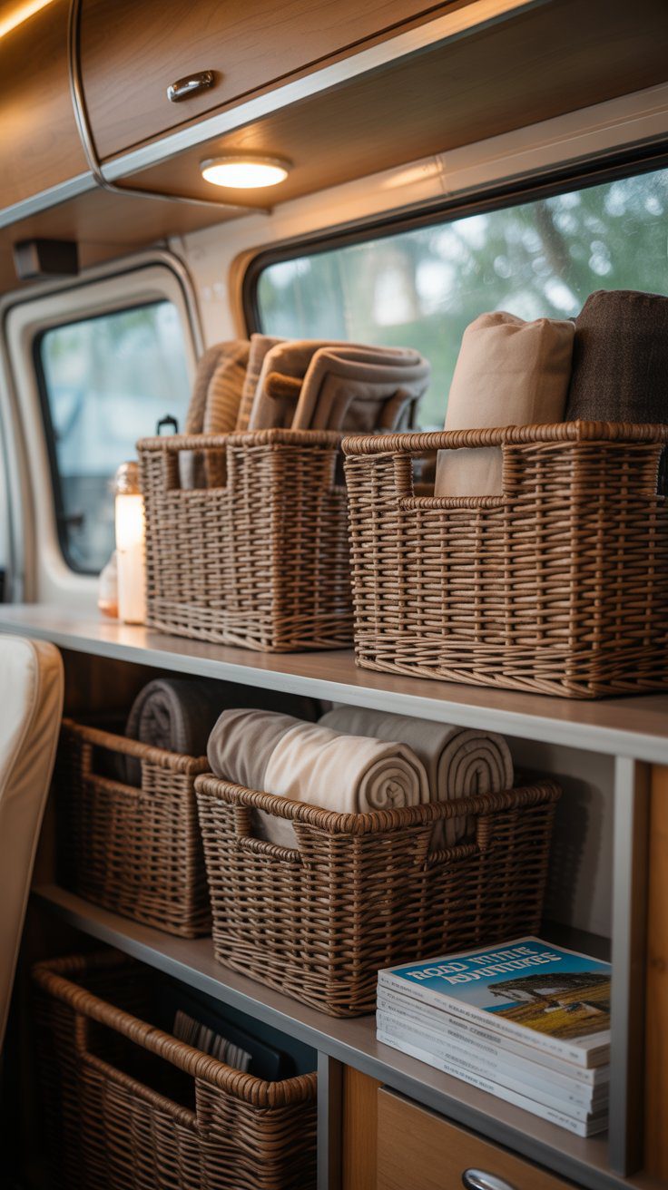 33 Brown Interior RV Decorating Ideas for a Cozy Feel - rvshowoff.com