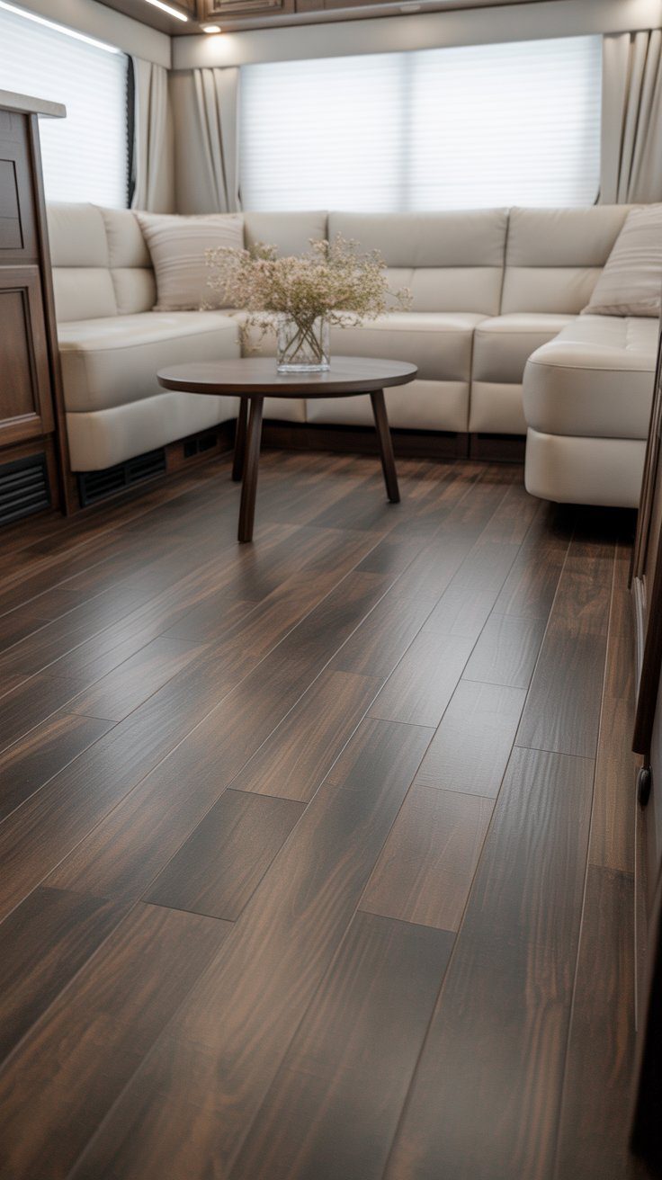 33 Brown Interior RV Decorating Ideas for a Cozy Feel - rvshowoff.com