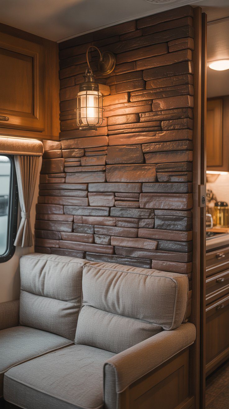 33 Brown Interior RV Decorating Ideas for a Cozy Feel - rvshowoff.com