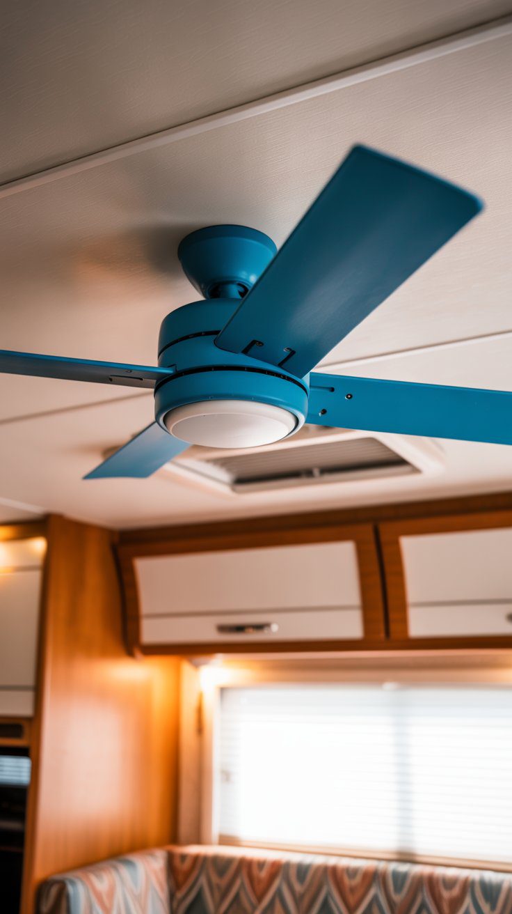 35 Blue RV Decorating Ideas for a Calm and Cool Interior - rvshowoff.com