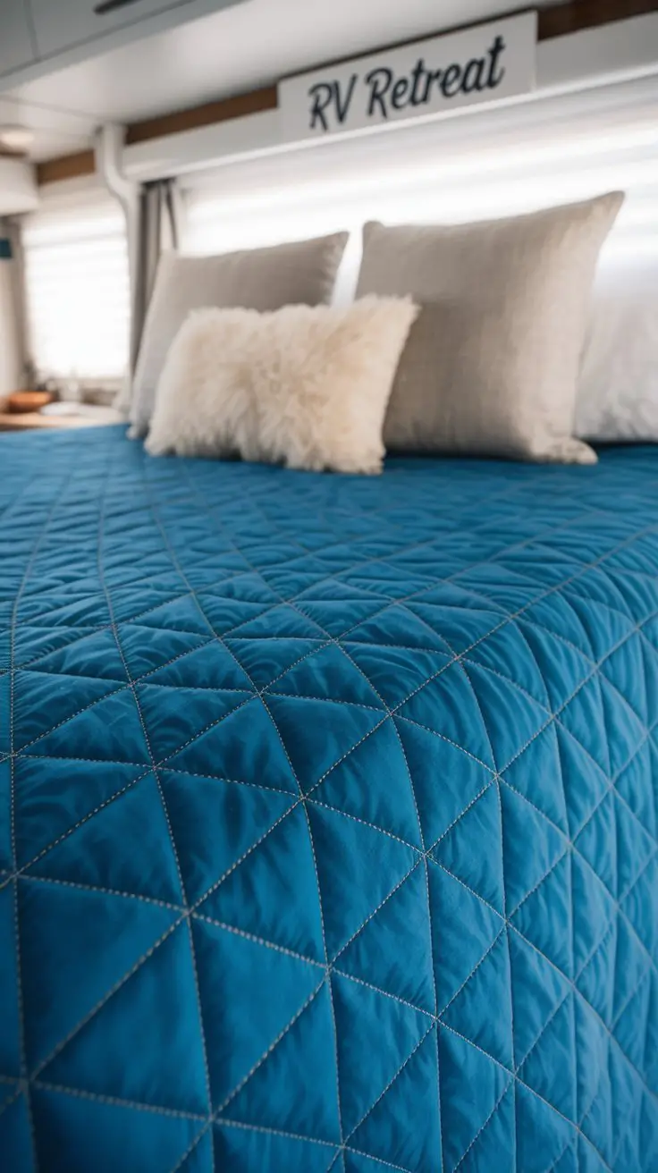 35 Blue RV Decorating Ideas for a Calm and Cool Interior - rvshowoff.com