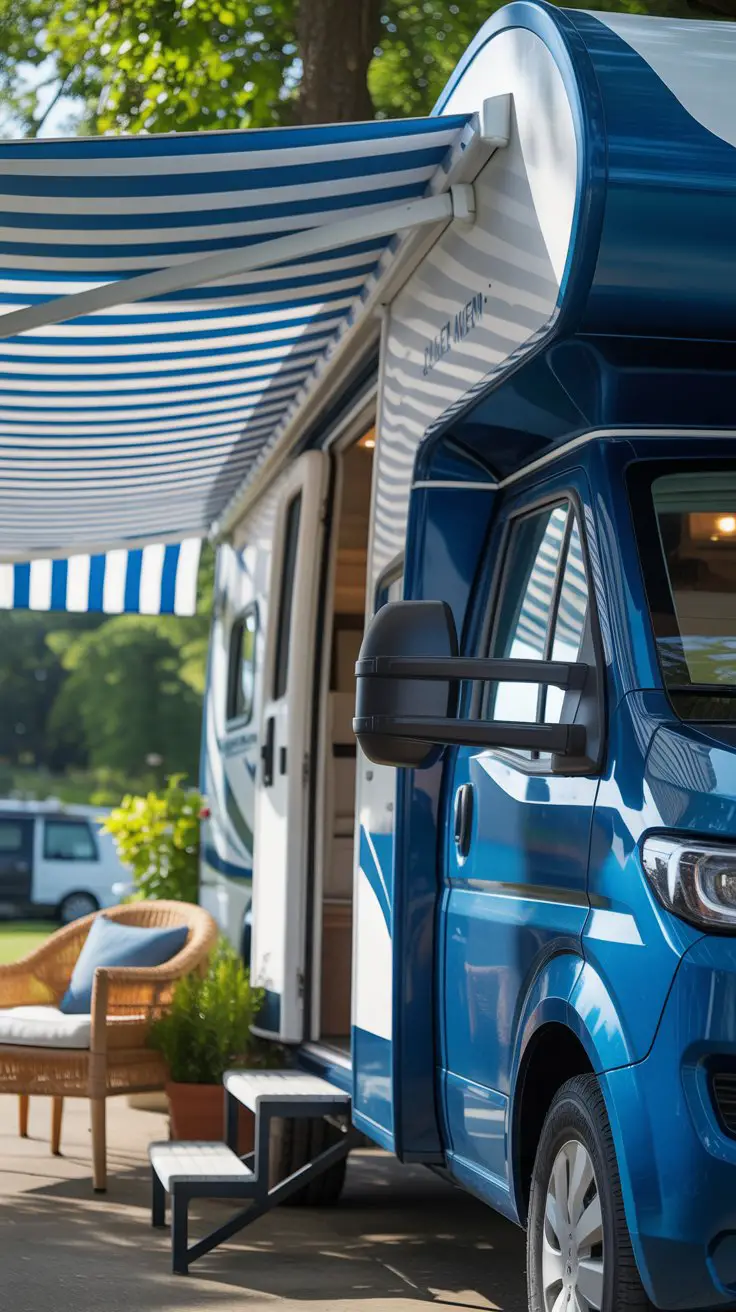 35 Blue RV Decorating Ideas for a Calm and Cool Interior - rvshowoff.com