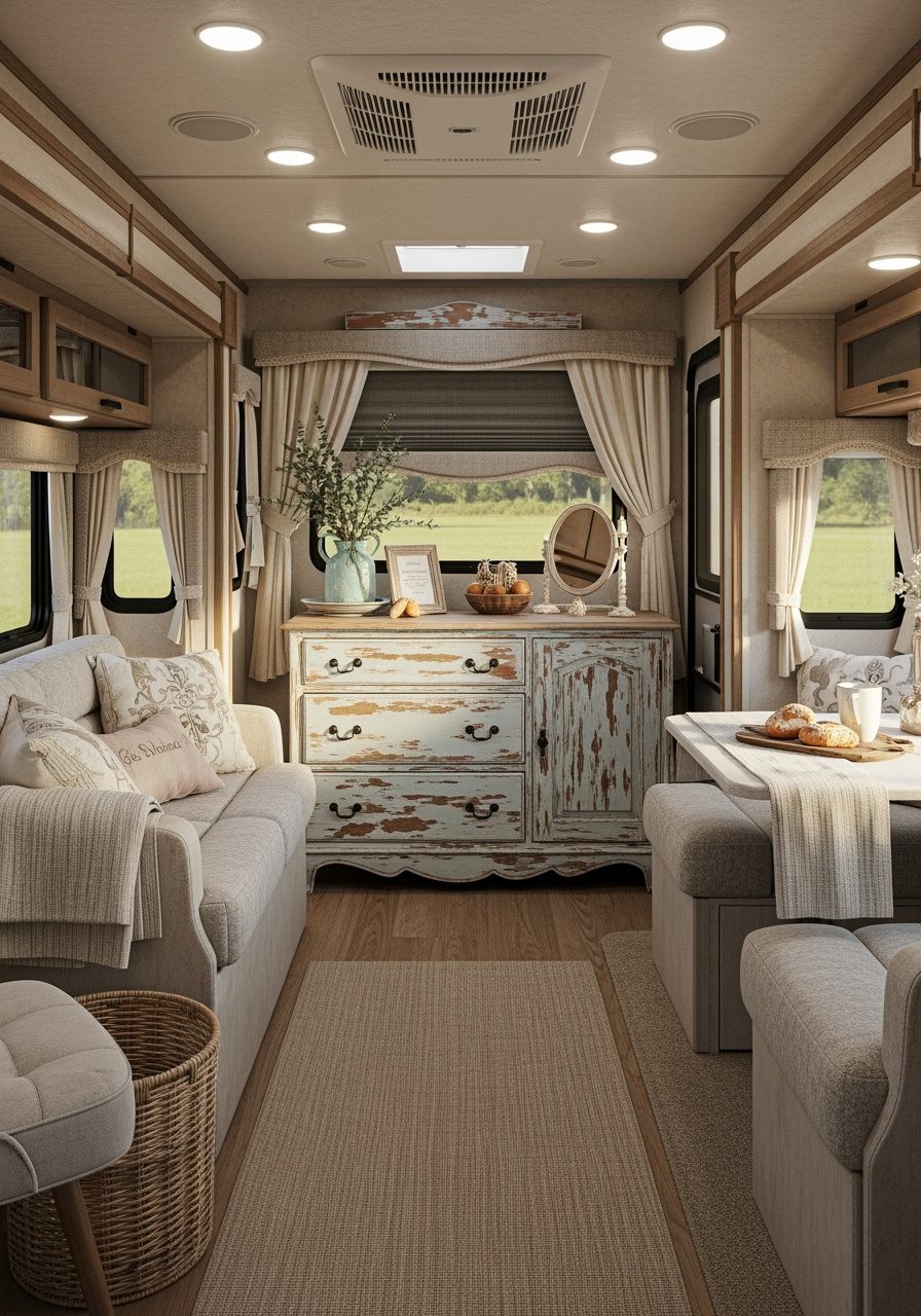 35 Cottage Style RV Decorating Ideas - rvshowoff.com