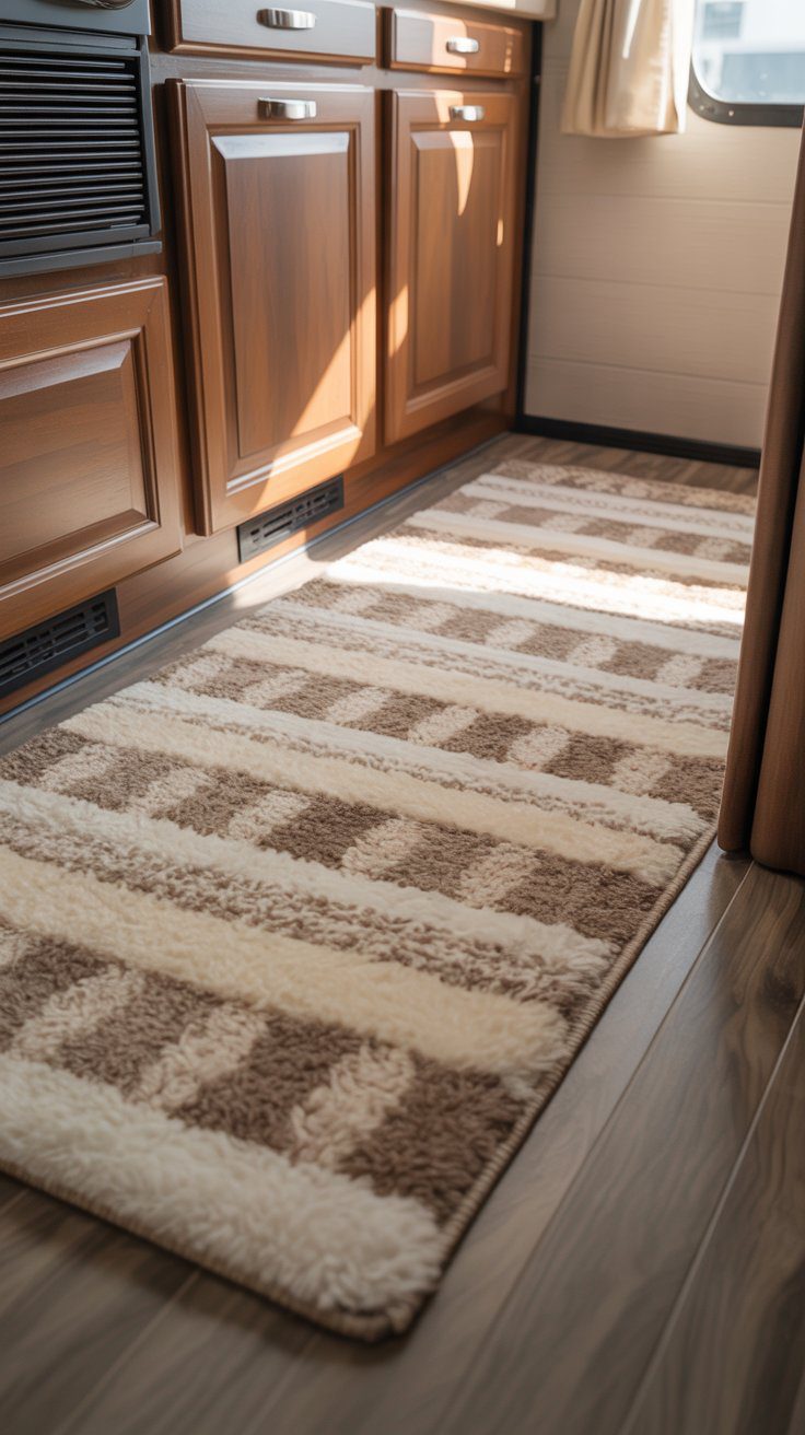 34 Brown Cabinet RV Decorating Ideas to Warm Up Your Space - rvshowoff.com