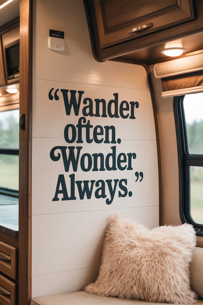36 Creative RV Decorating Ideas with Cricut - rvshowoff.com