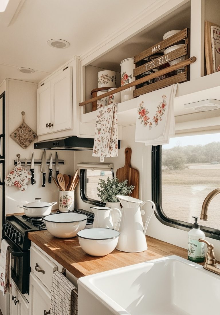 35 Cottage Style RV Decorating Ideas - rvshowoff.com
