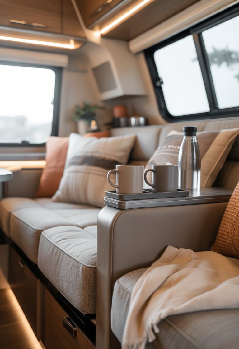 21 RV Couch Decorating Ideas for Comfort and Style - rvshowoff.com