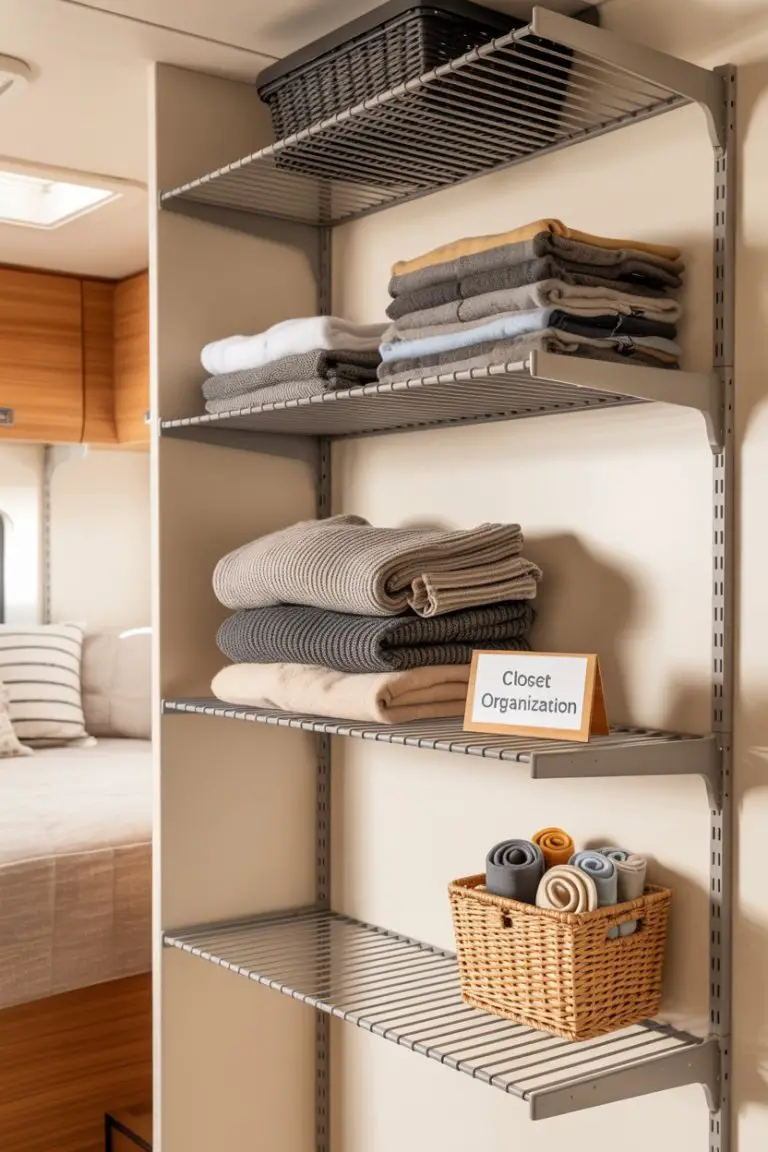 27 Closet Organization and Decorating Ideas for Your RV - rvshowoff.com