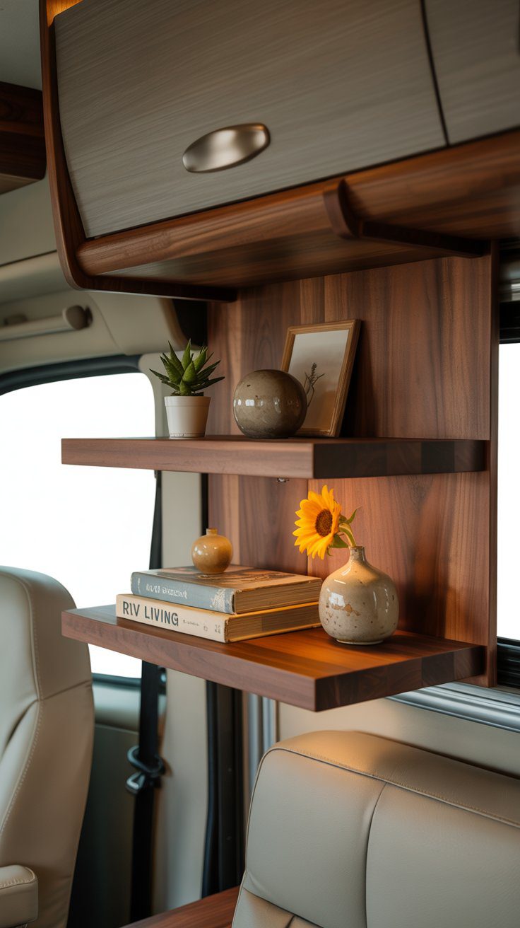 32 Dark Wood RV Decorating Ideas for an Elegant Look - rvshowoff.com