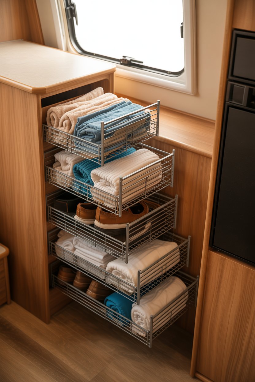 27 Closet Organization and Decorating Ideas for Your RV - rvshowoff.com