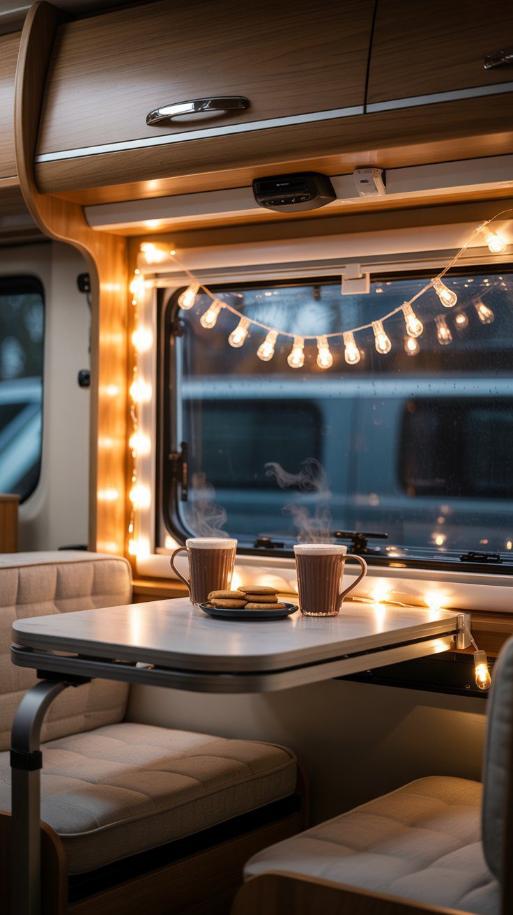 31 Dinette RV Decorating Ideas for a Cozy Dining Space - rvshowoff.com