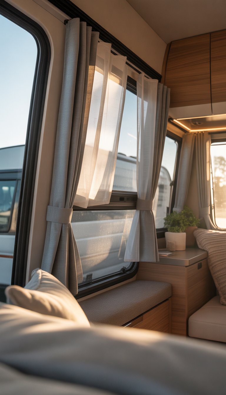 23 Stylish RV Decorating Ideas for Curtains - rvshowoff.com