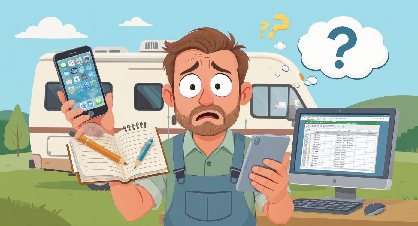 RV Maintenance Tracking: The Great Organizational Divide - rvshowoff.com
