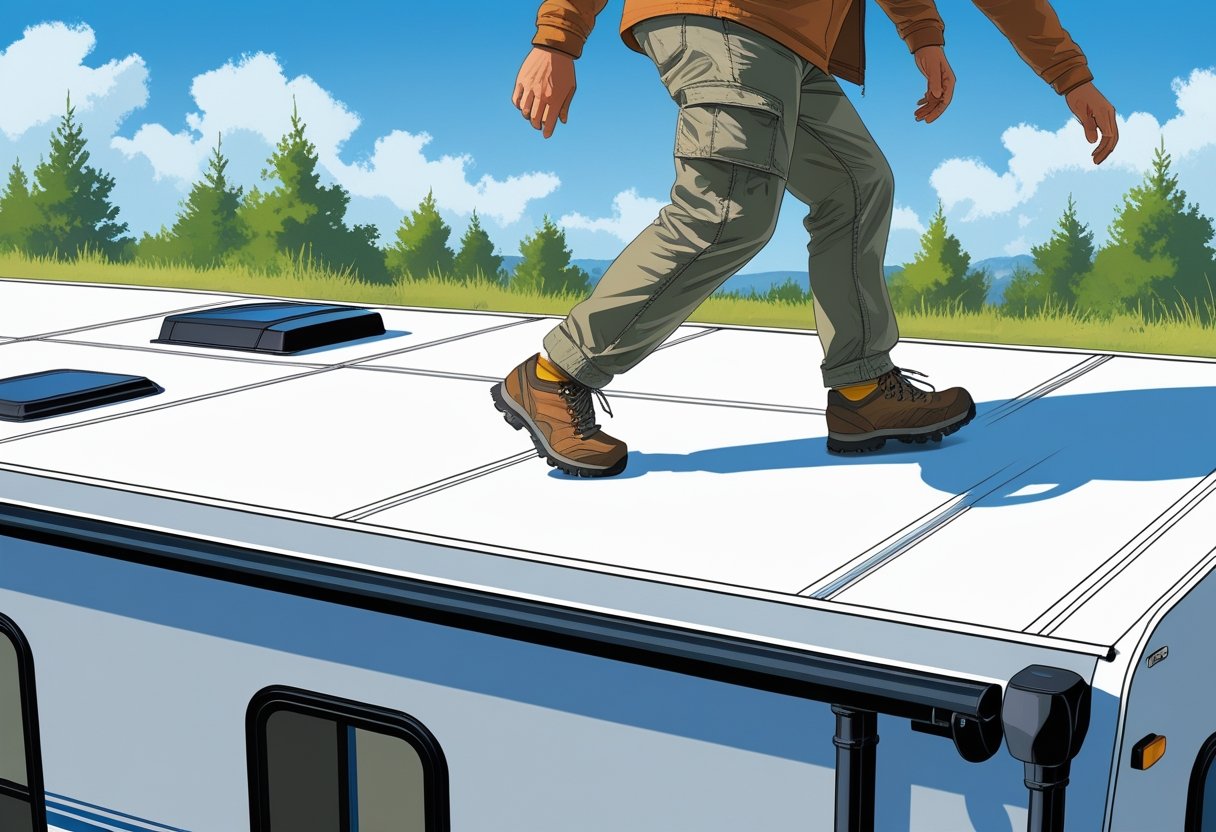 Can I Walk on My Keystone RV Roof? Safety, Materials, and Tips ...