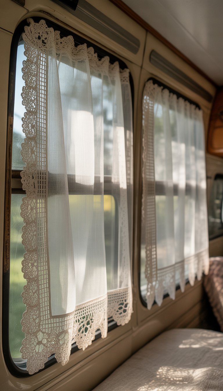 26 Creative Curtain Ideas for Your Camper's Shabby Chic Windows ...