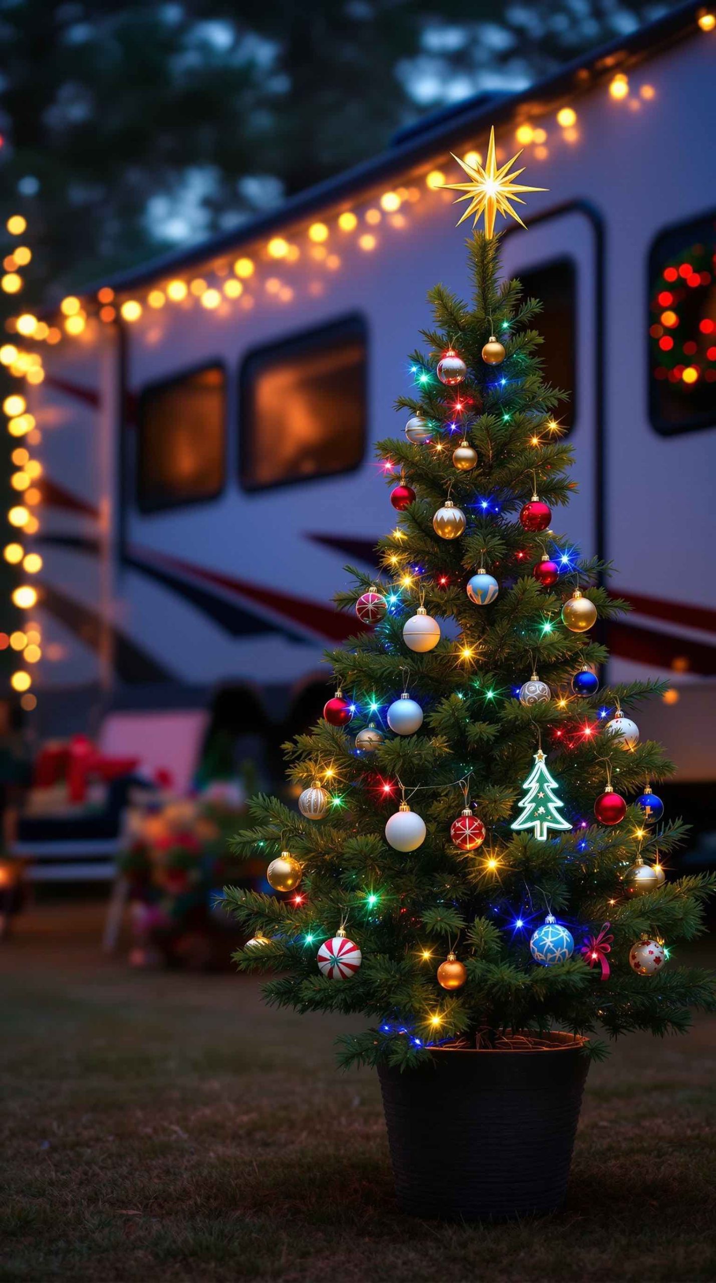 25 Outdoor Christmas Decorating Ideas for Your RV - rvshowoff.com