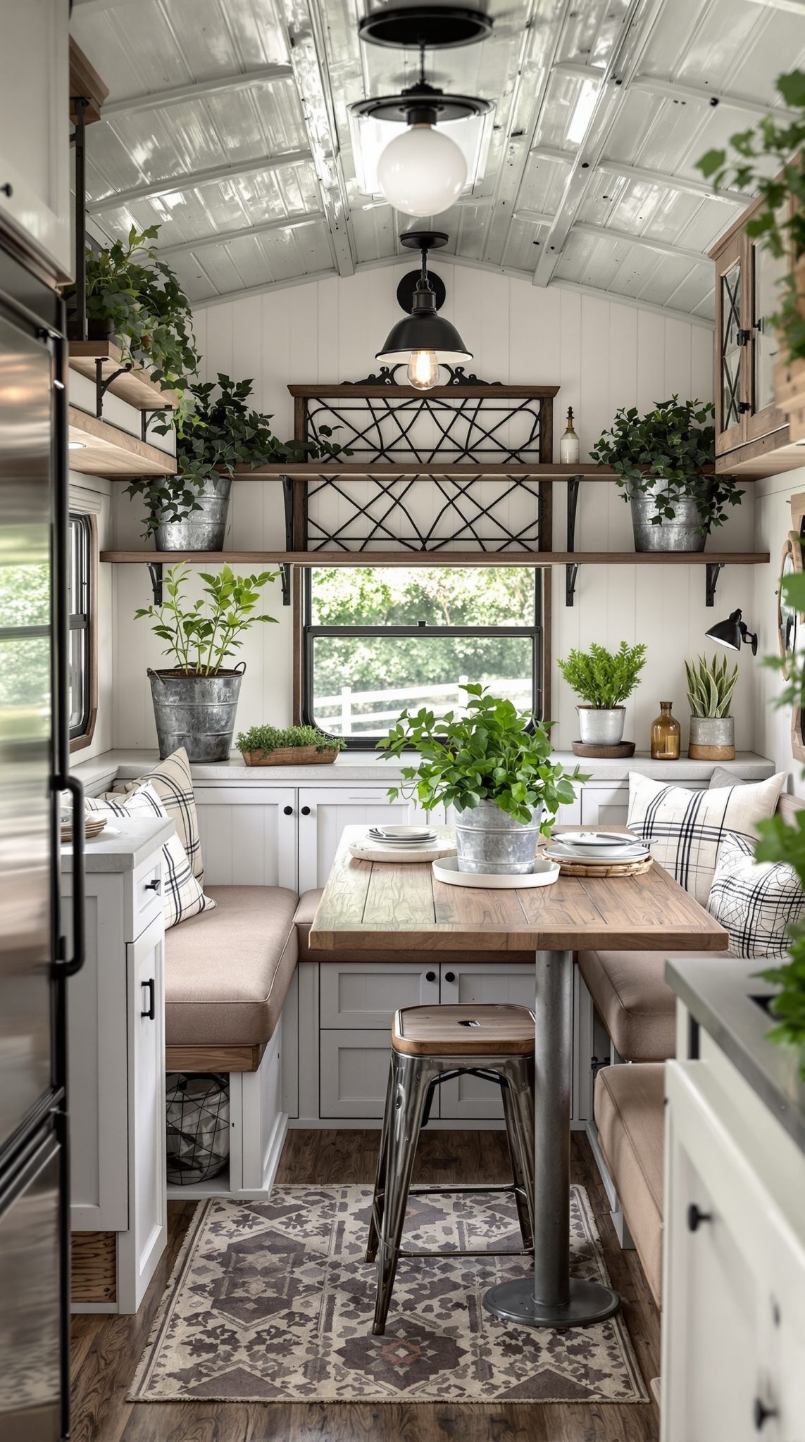 31 Farmhouse RV Decorating Ideas for Rustic Charm - rvshowoff.com